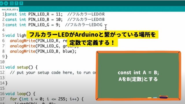 【Arduino】フルカラーLEDの使い方｜気持ちを色で表すちゃーのYouTube大学工学部